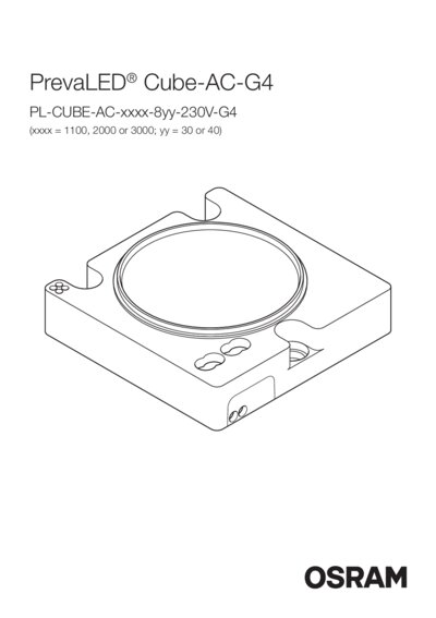 PrevaLED® Cube AC G4