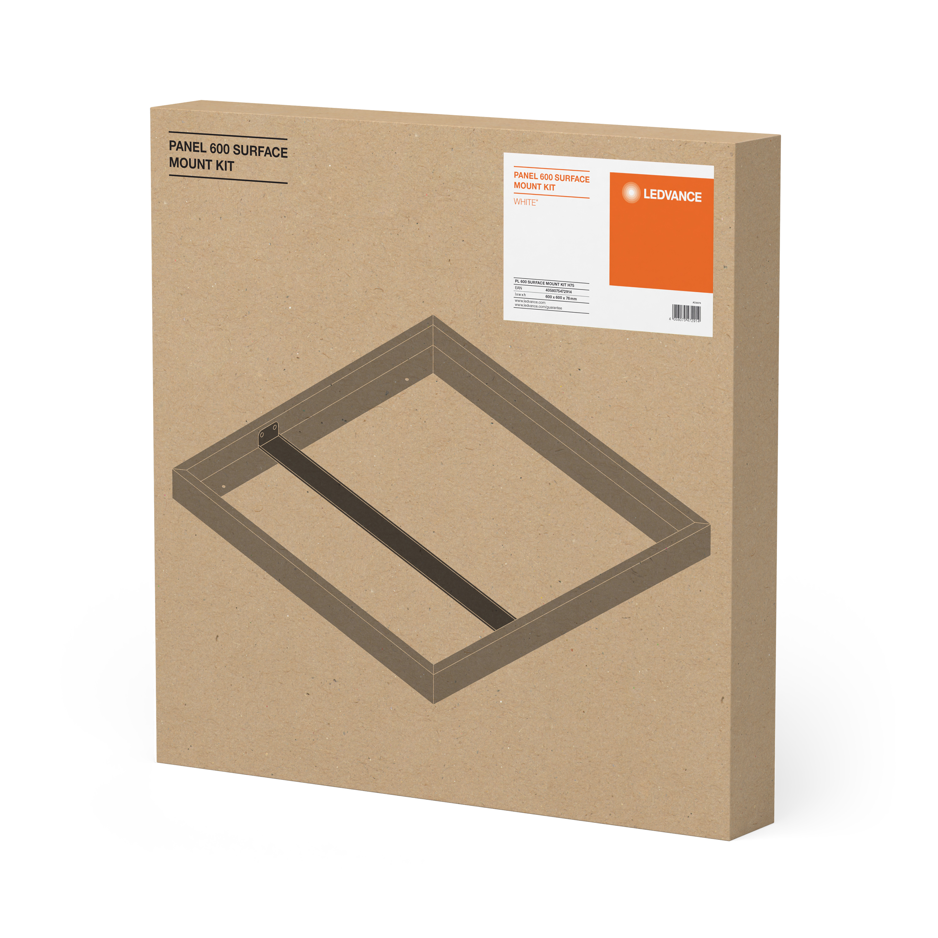 PANEL 600 SURFACE MOUNT KIT H75 | PANEL COMPACT 600 UGR